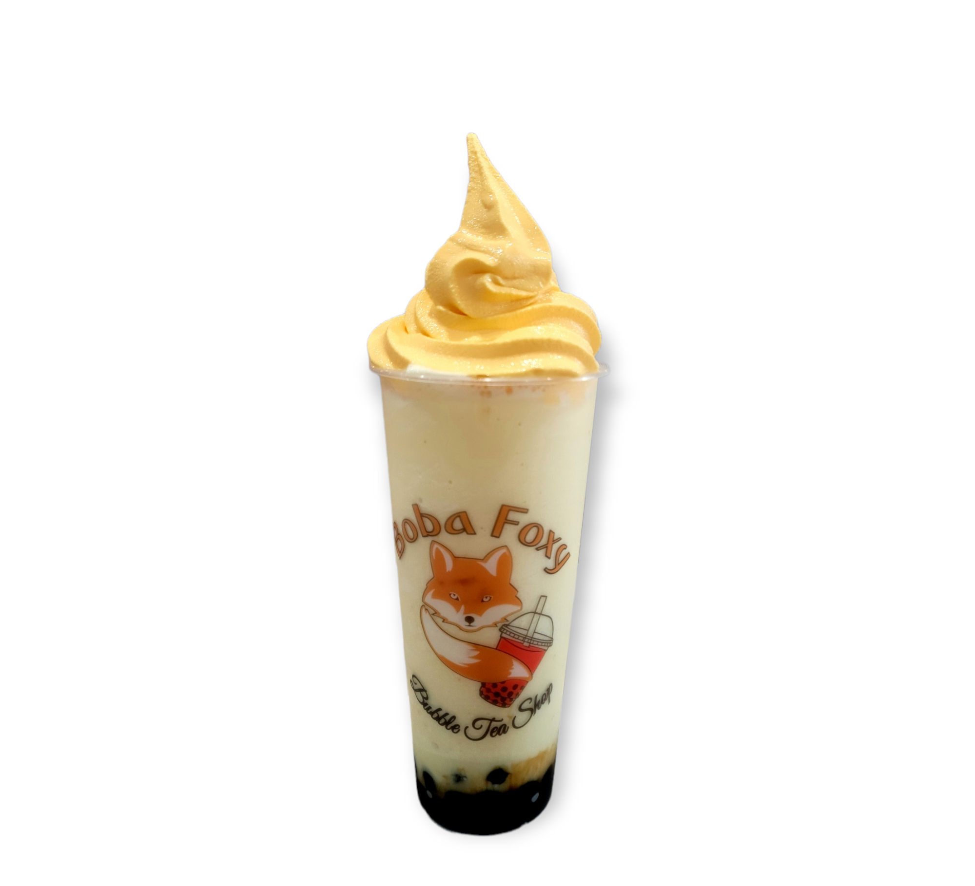 Oreo & Banana Milkshake with soft serve Ice cream | Boba Foxy Bubble ...